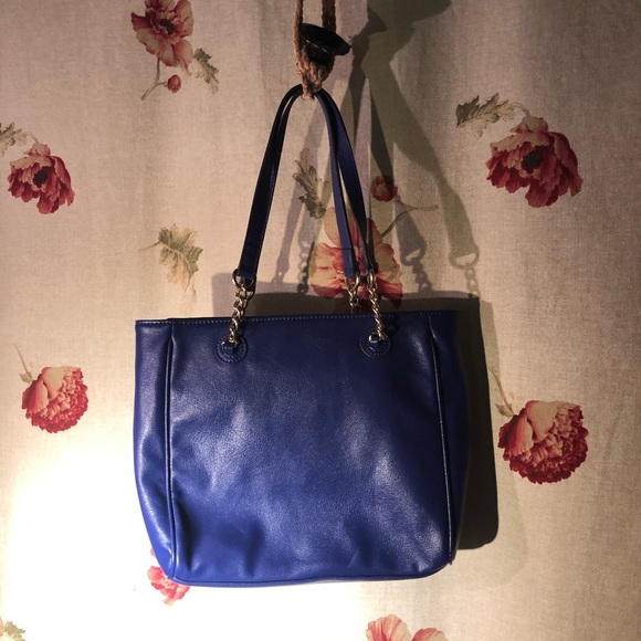 Anne Klein | Bags | Anne Klein Blue Handbag | Poshmark